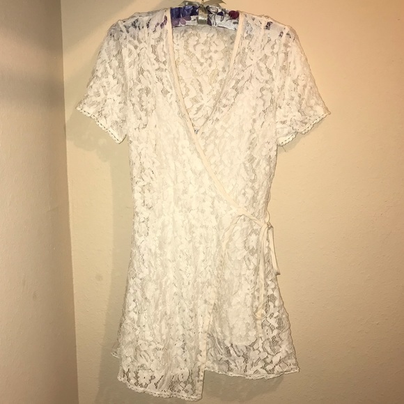 Tobi | Dresses | Tobi Lace Wrap Dress | Poshmark